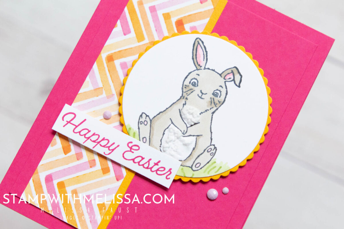 Stampin Up Easter Bunny Happy Easter Card